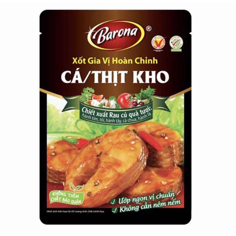 Barona Fish and Meat Braised Seasoning 80g pack | Shopee Singapore
