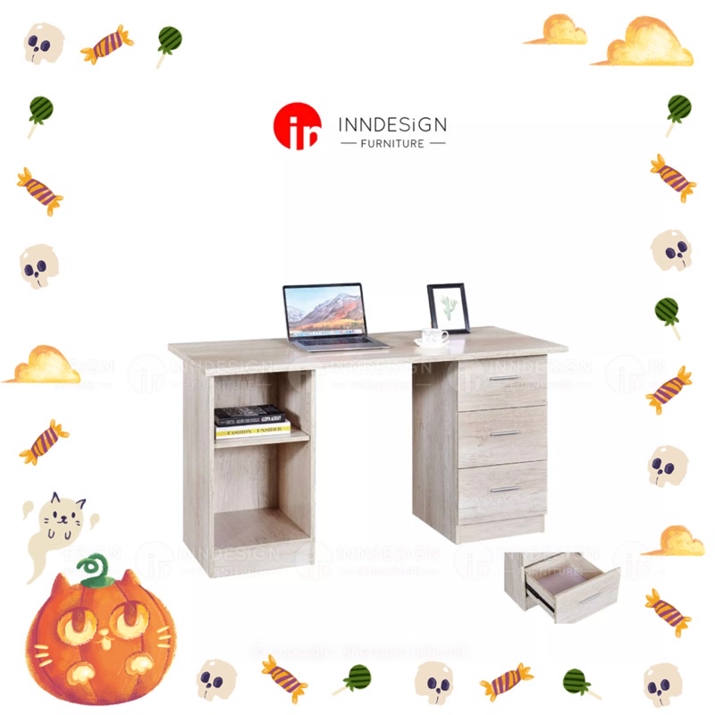 Study Table / Study Desk / Writing Table With Cabinet | Shopee Singapore