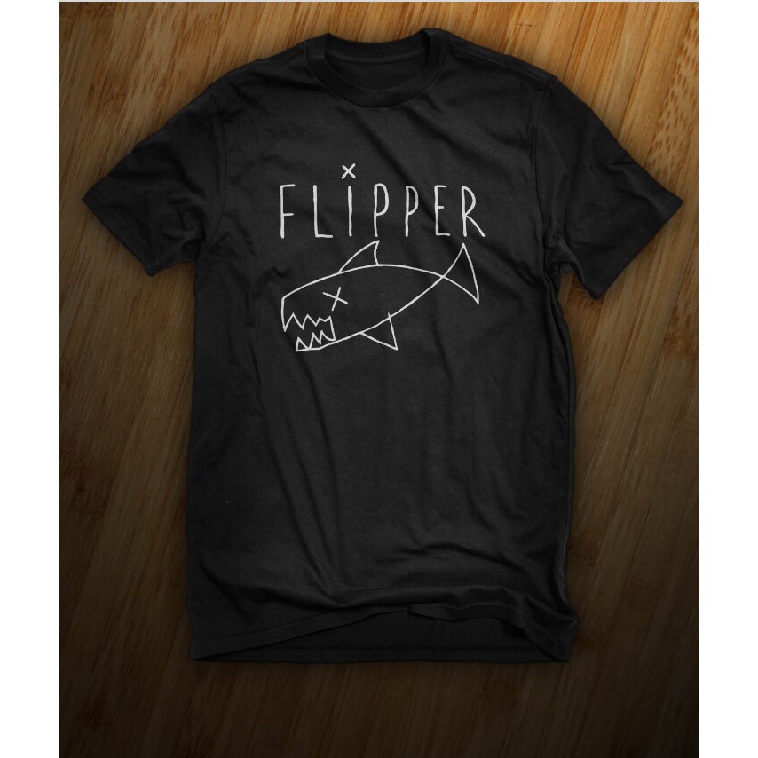 KURT COBAIN NIRVANA FLIPPER T-SHIRT | Shopee Singapore