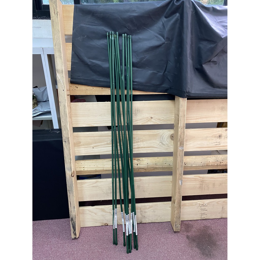 Pole metal Stake with PC coating Bamboo Stake Trellis Vines Gardening ...