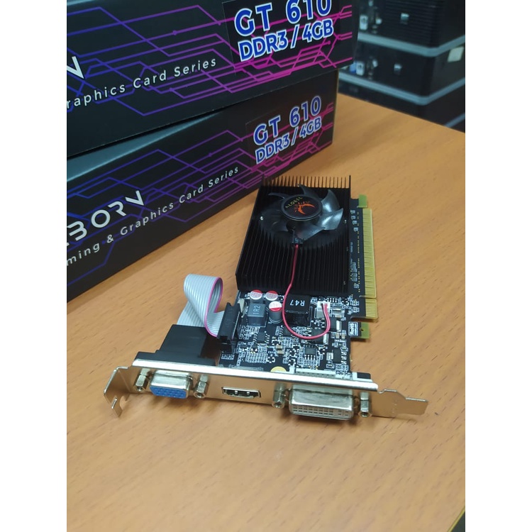 Vga REBORN NVIDIA GEFORCE GT 610 4GB DDR3 ORIGINAL 1 YEAR WARRANTY ...