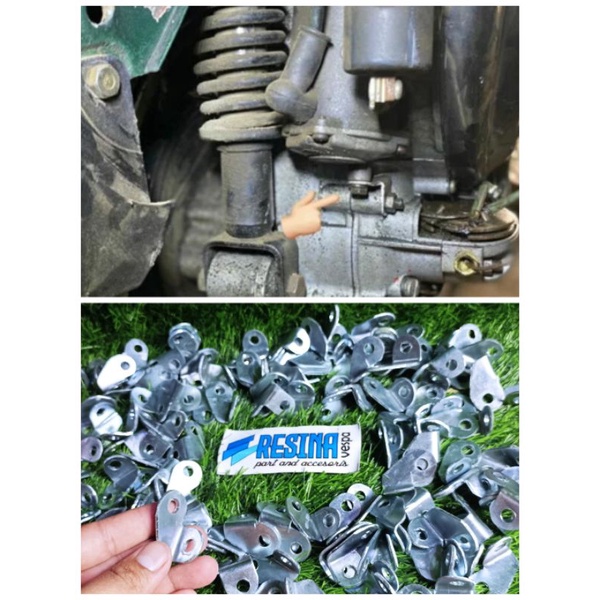 Vespa excel Starter Dynamo Plate Clamp Holder original Details | Shopee ...