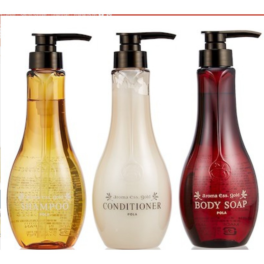 POLA aroma Esse GOLD non-silicon Shampoo / Conditioner / Body soap/ set 460ml | Shopee Singapore