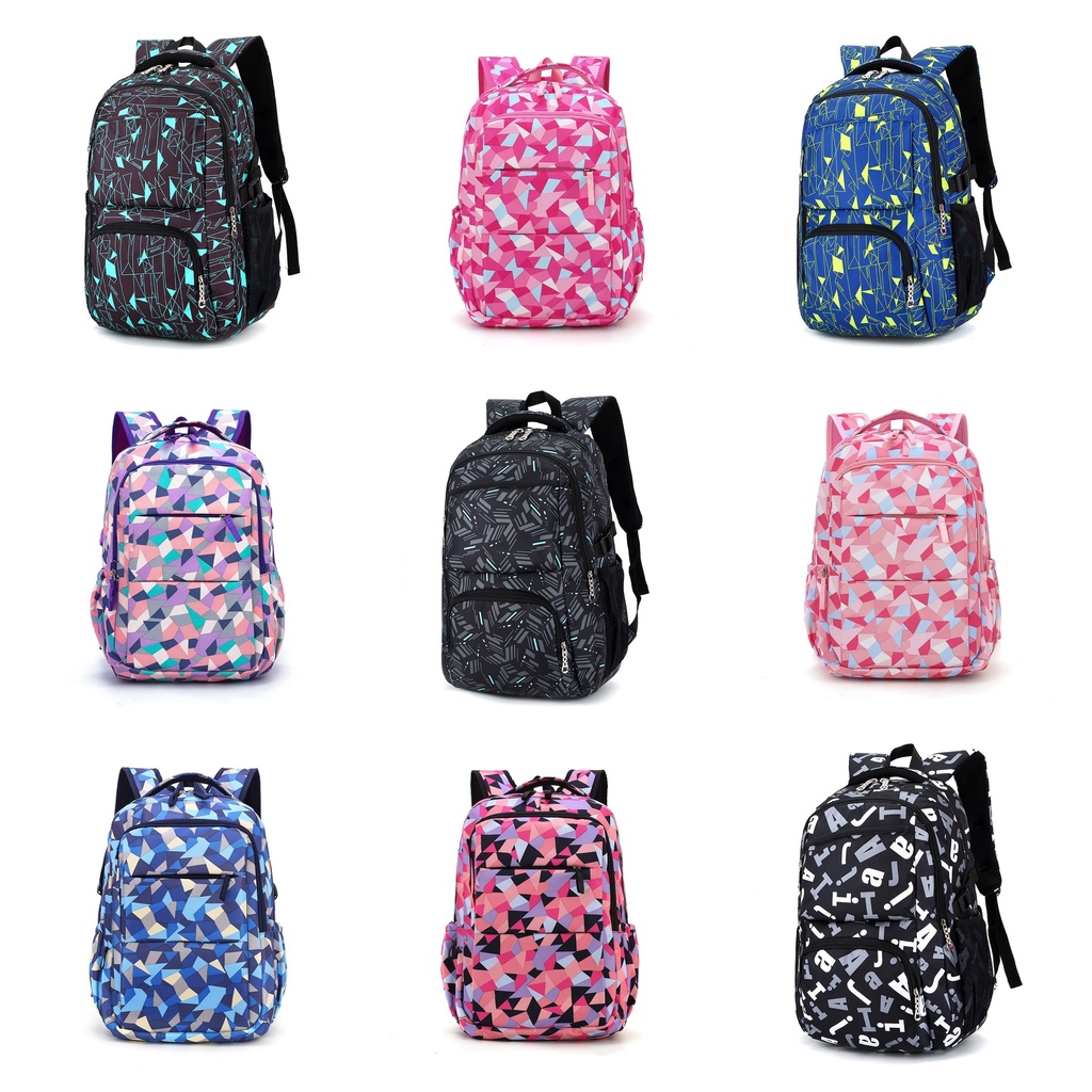 School Backpack Canvas School Bag Bags Children Kid Boy Girl Bag ...