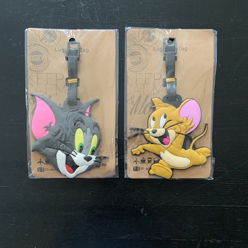Cartoon Luggage Tags Bag Tags Tom and Jerry | Shopee Singapore