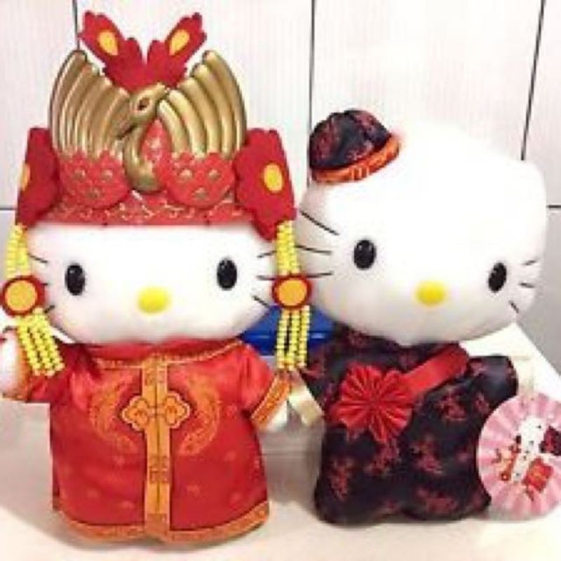 Hello Kitty LIMITED EDITION DEAR DANIEL Chinese Costume Wedding Plush ...