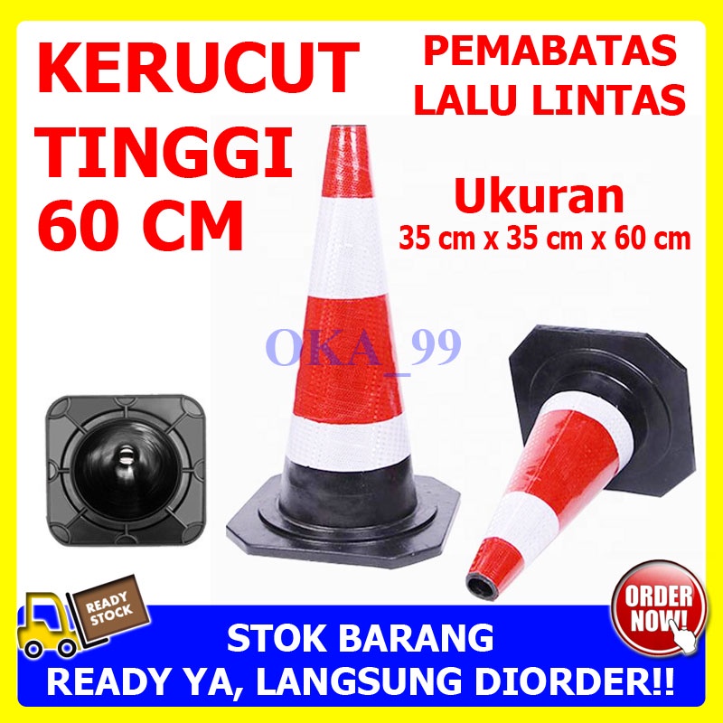 Safety Traffic Cone 60cm | Shopee Singapore