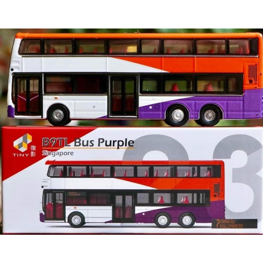 [LOCAL STOCK][LAST PIECE] Tiny SG23 Singapore Diecast Green Bus Model 1 ...