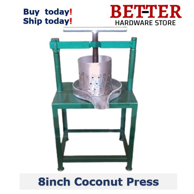 LAST Mesin Perah Peras Santan Coconut Press Machine 8" Perah Jus Juice ...