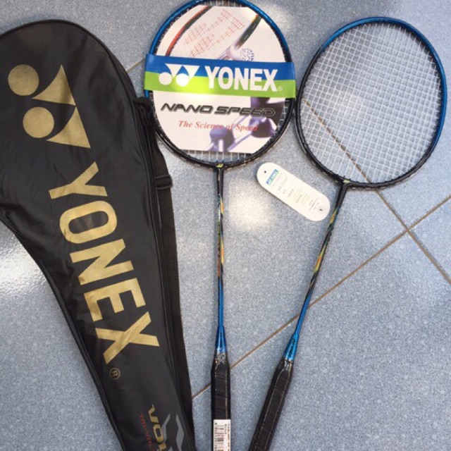 Yonex badminton racket (2 rackets + carrying case ) | Shopee Singapore
