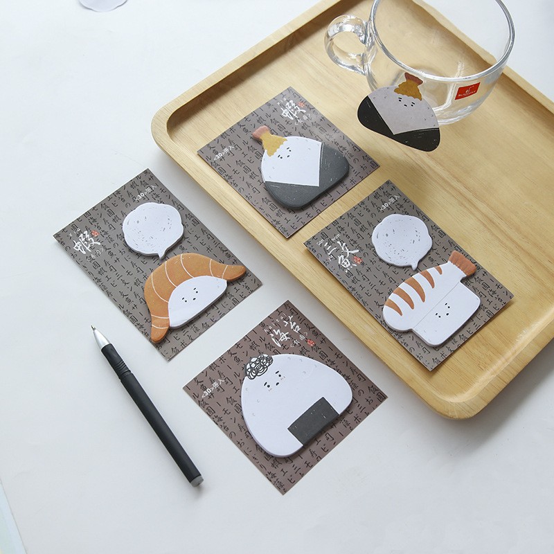 Sushi & Onigiri sticky notes /post its | Shopee Singapore