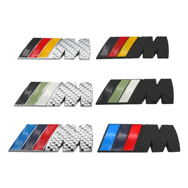 3D BMW Metal Body Sticker Carbon Fiber Logo Trunk Decal | Shopee Singapore