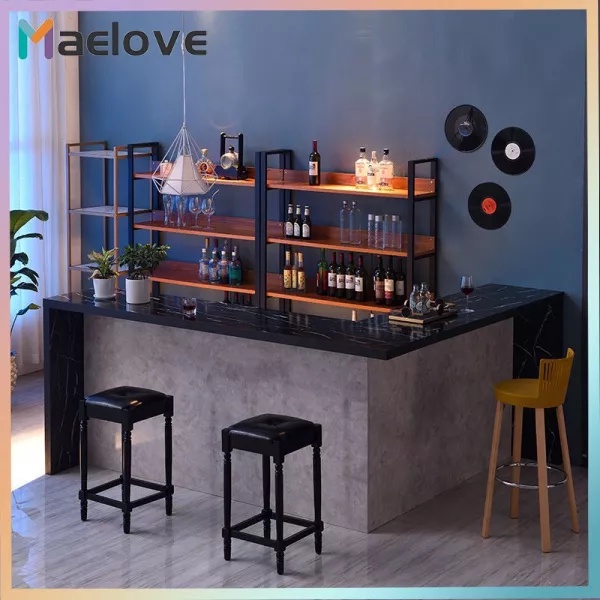 Simple cashier counter bar counter table office front desk reception ...