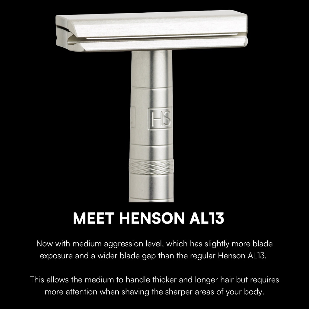 Henson Shaving AL13 Double Edge Safety Razor - V3 | Shopee Singapore