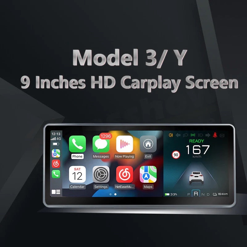 Hansshow Model 3, Y Center Console Dashboard Touch Screen (Linux 9.0 ...