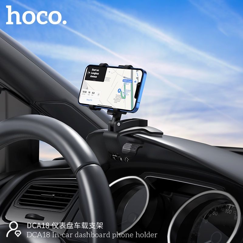Hoco DCA18 Phone Holder-Mobile Bracket Car Console DASHBOARD Stand In ...