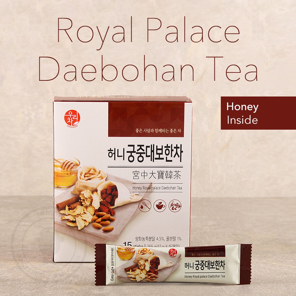 Songwon Honey Royal Palace Daebohan Tea / 15 sticks / 255g | Shopee ...