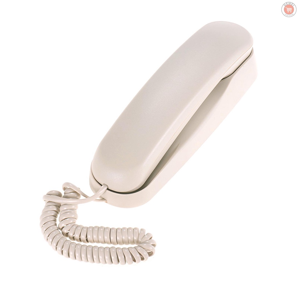 Mini Desktop Corded Landline Phone Fixed Telephone Wall Mountable ...