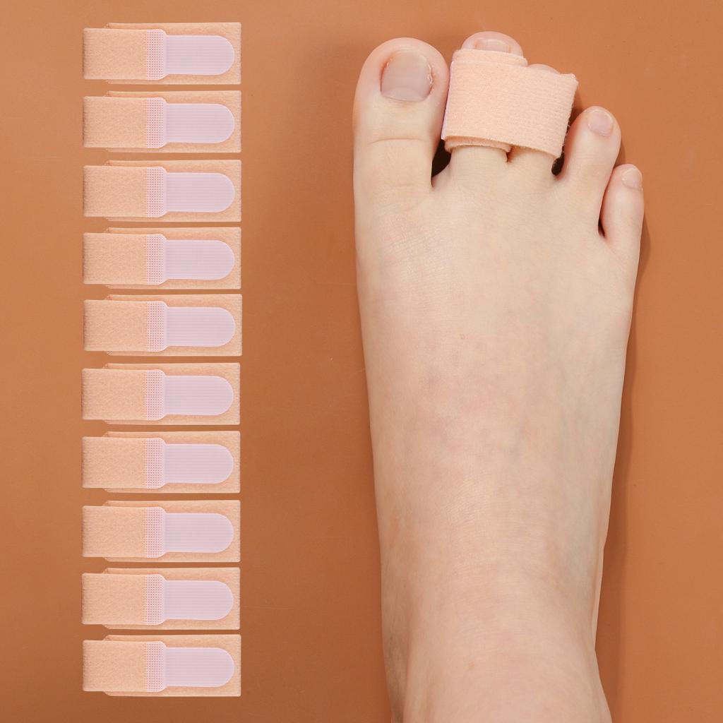 Broken Toe Wraps Cushioned Bandages Hammer Toe Separator Splints，Toe ...