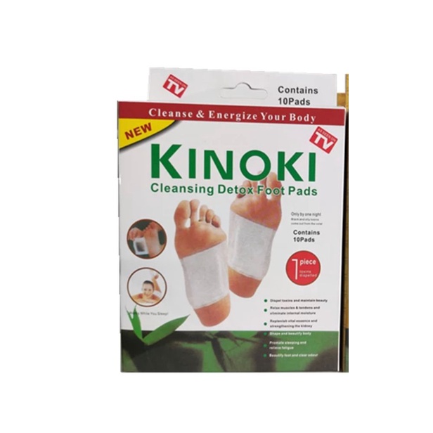Kinoki 50/100 PCS Natural Ginger Salt Detox Foot Patches - For ...