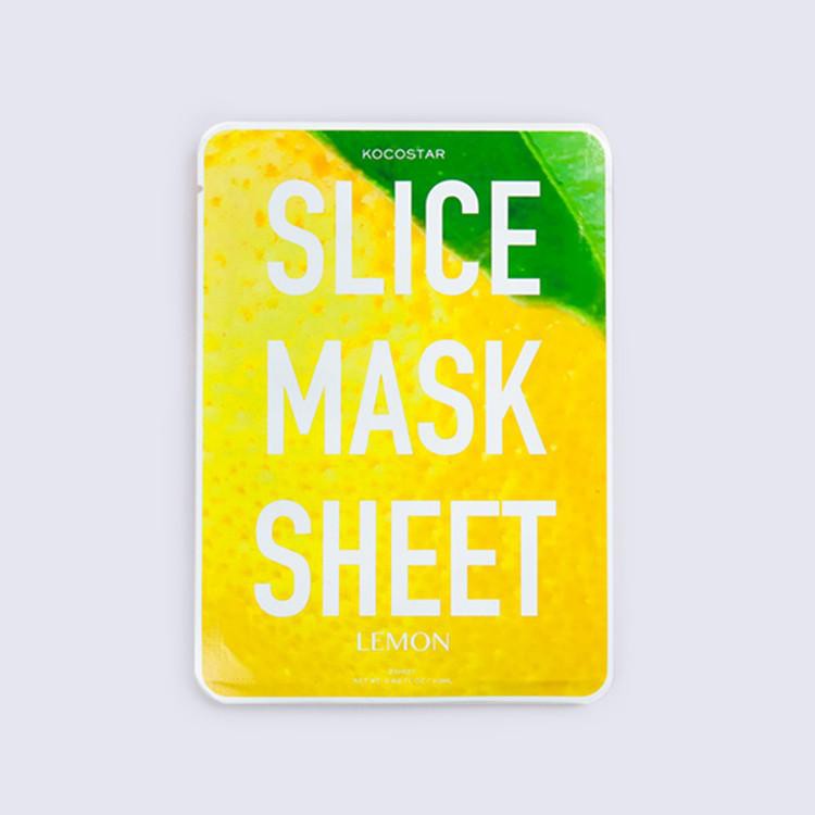 Kocostar Slice Mask Sheet - Lemon (2 Sheets in 1 Pack - 12 Pcs Slices ...
