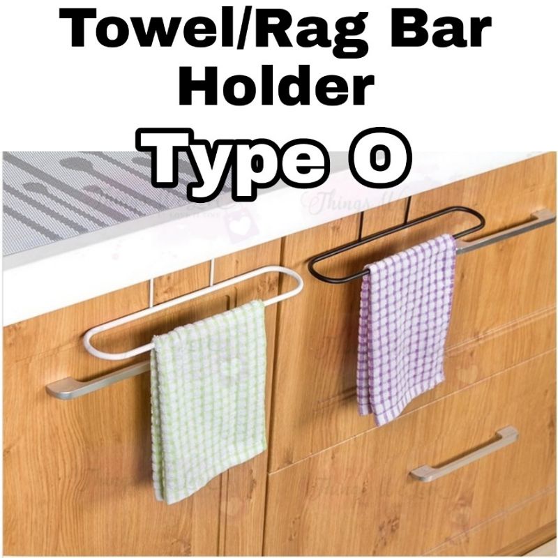 [SG SELLER] [FREE SHIPPING] (Type O) Kitchen Rag Cloth Towel Bar Holder ...