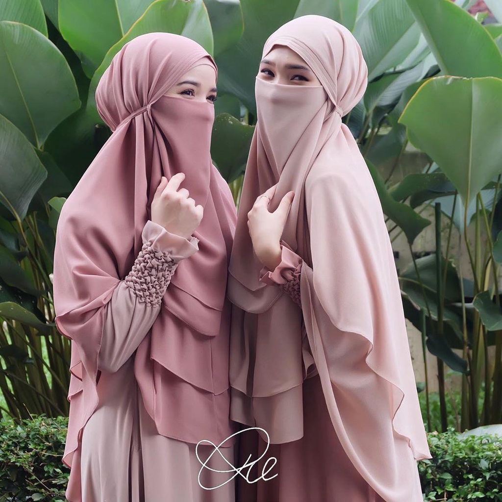 Humaira Instant ANTI CORONA HIJAB/KHIMAR PET/KHIMAR SYARI/KHIMAR 2 ...