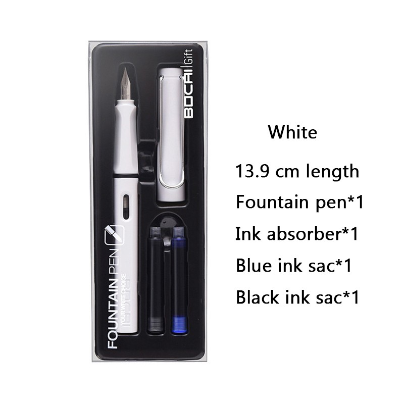 High quality fountain pen set Replacable ink case writing School office ...