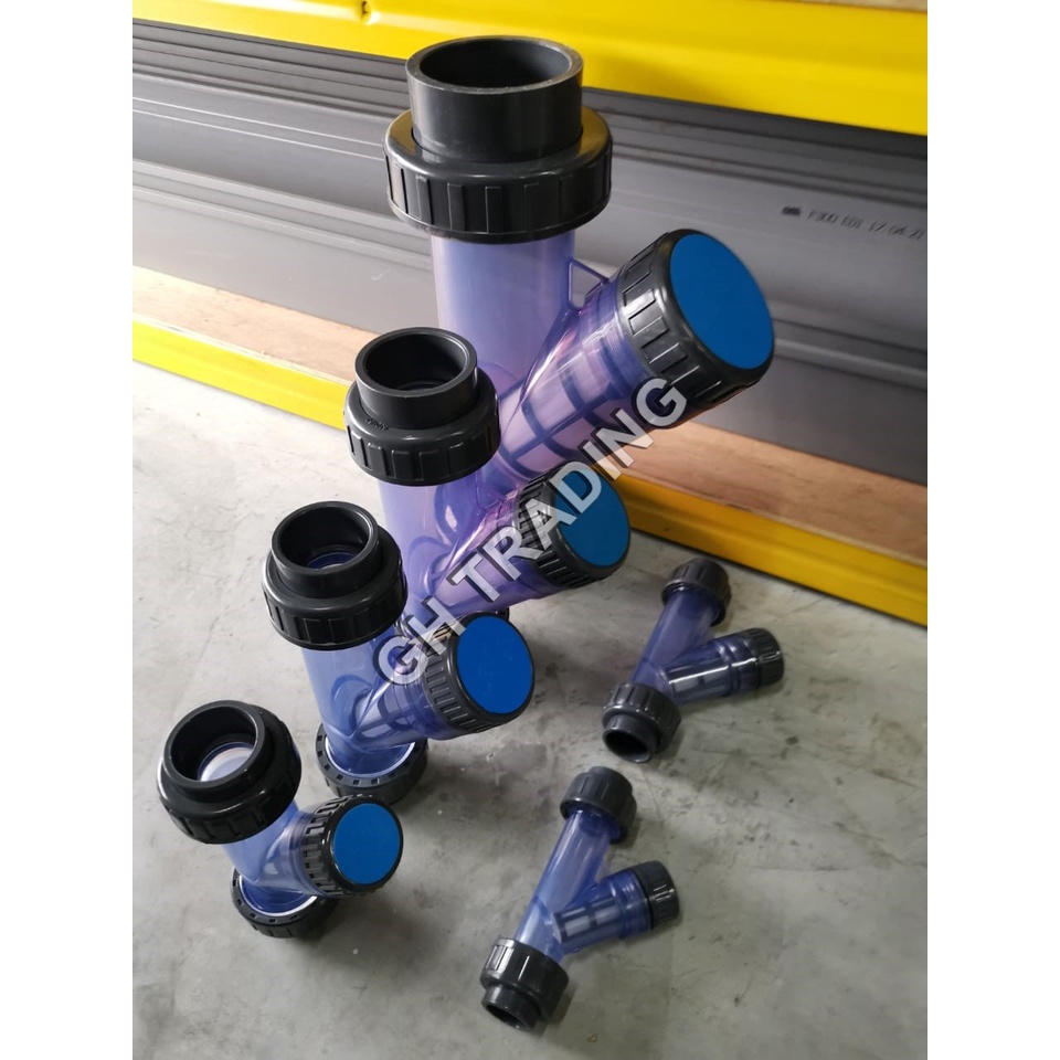 PVC Y Strainer 2" 3" | Shopee Singapore