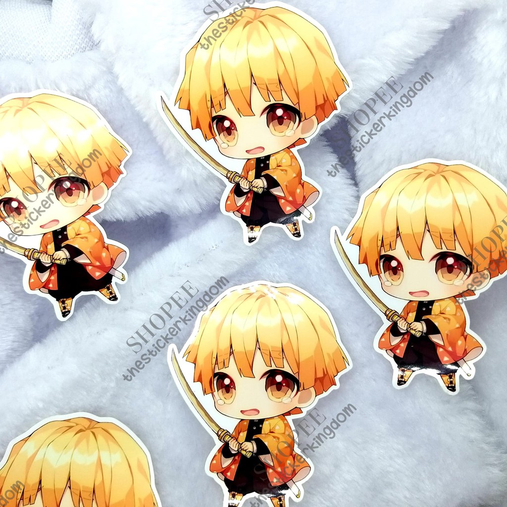 💕 WATERPROOF💕 Demon Slayer / Kimetsu no Yaiba / Zenitsu Agatsuma ...