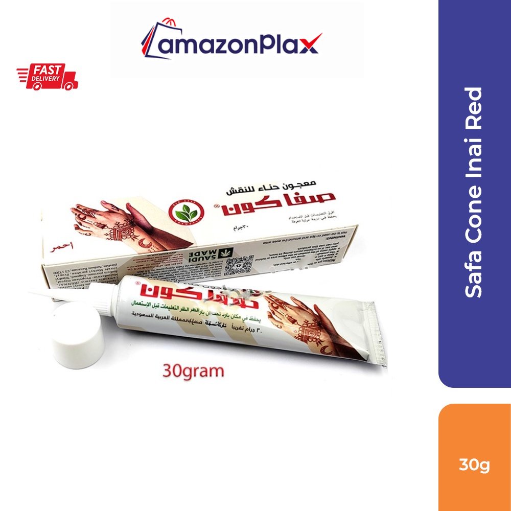 Safa Cone Henna Decoration Paste - Inai Dari Saudi Arabia (30g) Red ...