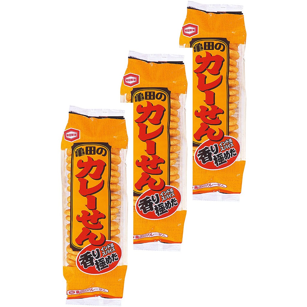 [Made in Japan]Kameda Seika Kameda's Curry Rice Crackers 18 sheets x 3 ...