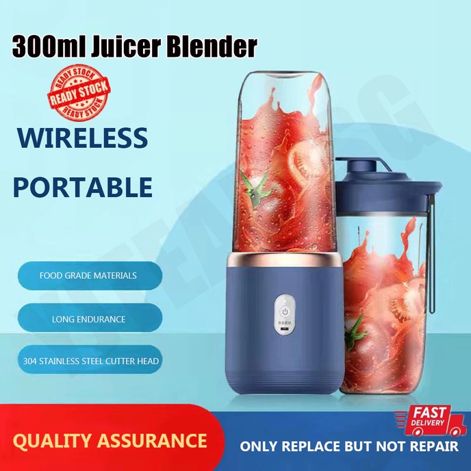 🔥24h shipping🔥300ML Electric Juicer Blender Portable USB Rechargeable ...