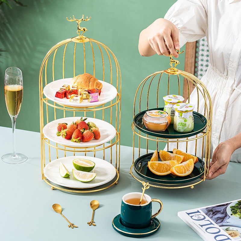European Style multi-layer Dessert Table Set Plate, Cake stand ...