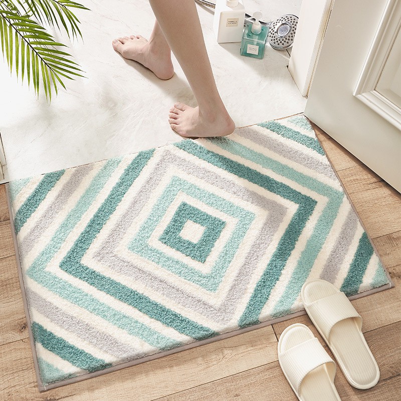 *SG SELLER* Anti Slip Cashmere Floor Mat|Thick MicroFiber Super Absorb ...