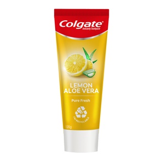 Colgate Naturals Pure Fresh (Lemon & Aloe Vera) Toothpaste 120g x 2 ...