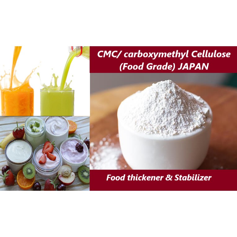 100g@200g CMC Food Grade (JAPAN)/carboxymethyl cellulose/Food Thickener ...