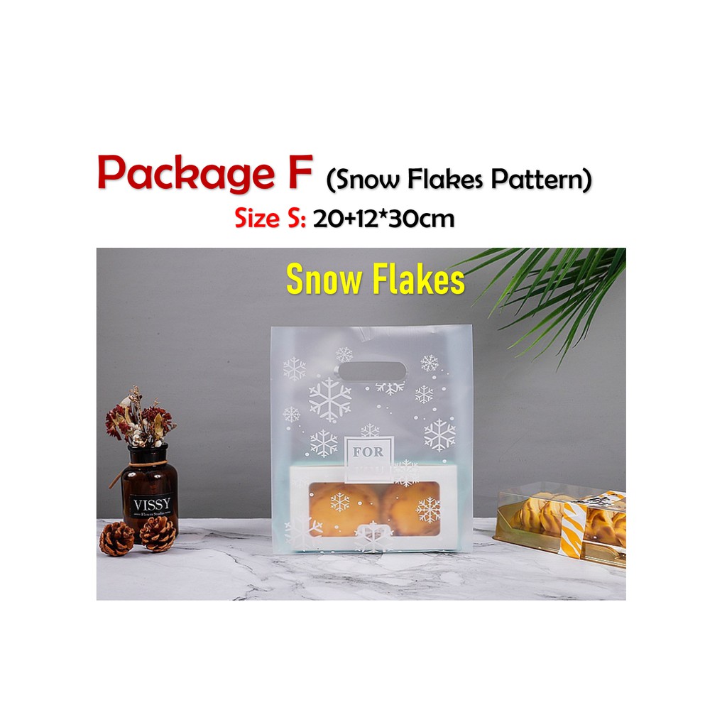 50 Pcs Pack Food Packaging Plastic Bag Transparent Bread Cake Baking ...
