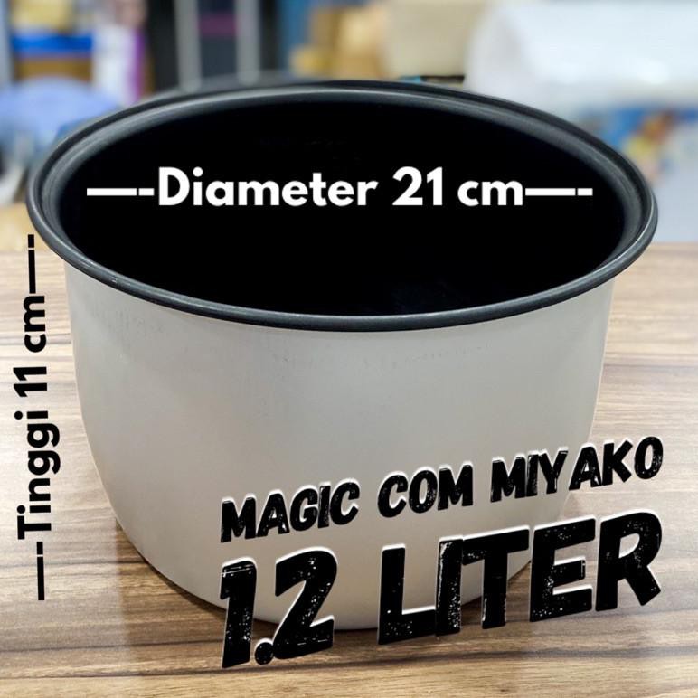 Mac4m2,, Original Miyako Magic Com Pans, For Size 0.6 Liters, 1.2 ...