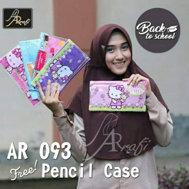 Ar 093 Std Hijab Children School Hijab Ar Rafi Hijab Instant Veil Brand Hijab Hits Hijabkece ...