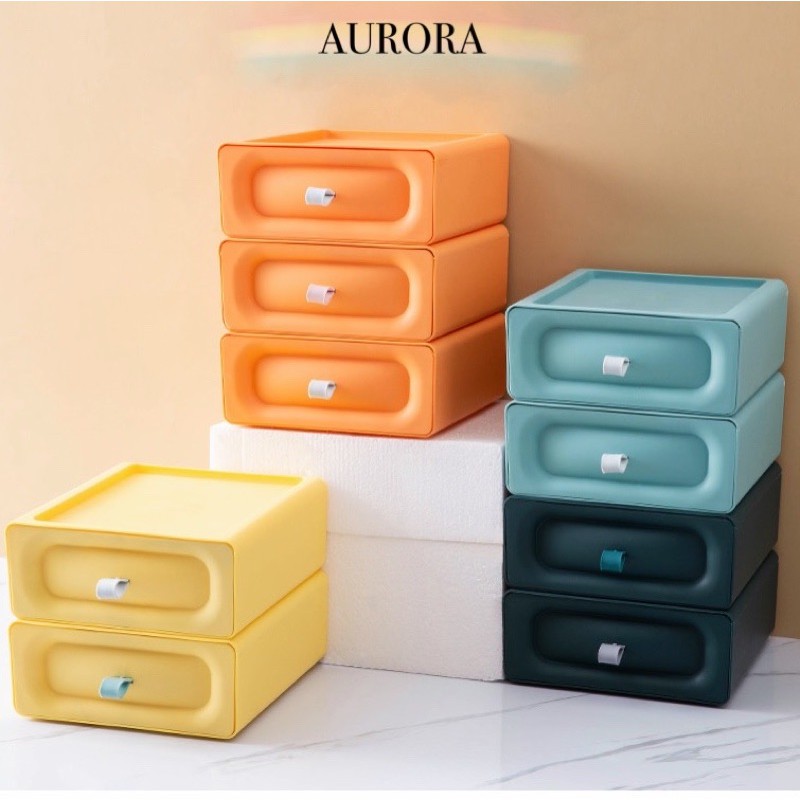 Aurora Official SG Seller READY STOCK Japanese Style Stackable Drawer ...