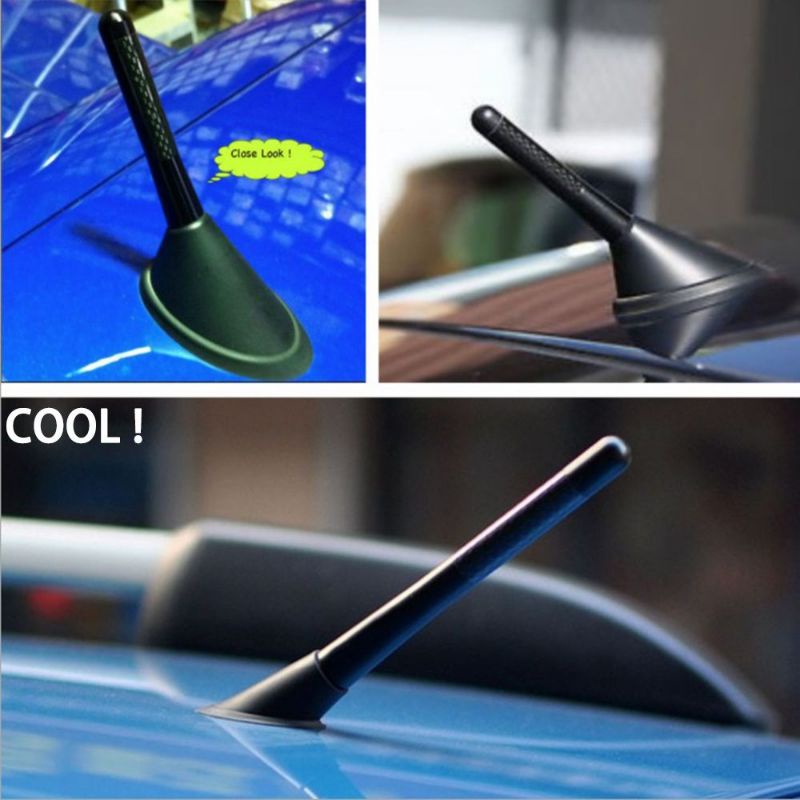 (LOCAL SELLER)High Quality Black Short Stubby Universal Car Antenna AM ...