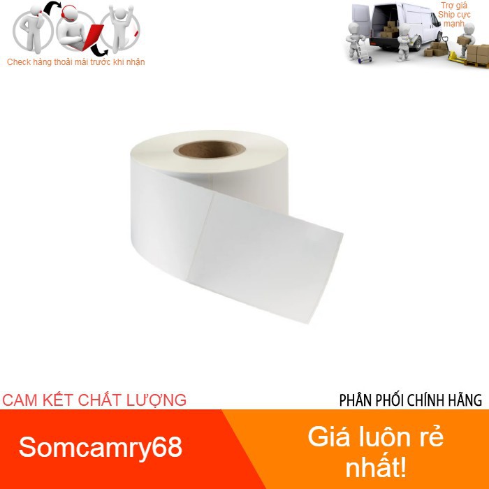 Thermal Decal for printing barcodes, bill of lading codes, e-commerce ...