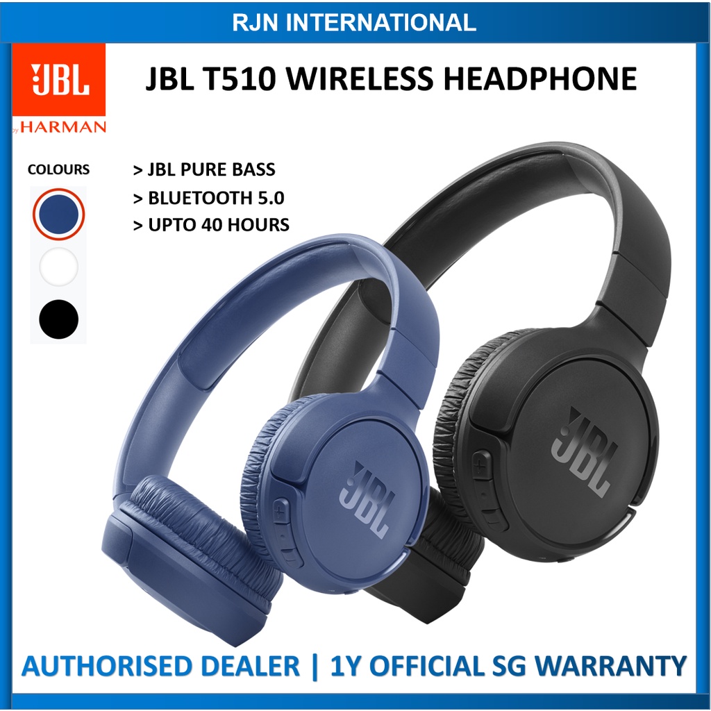 JBL Tune 510BT/520BT [T510 BT] Wireless Bluetooth on-Ear headphone ...