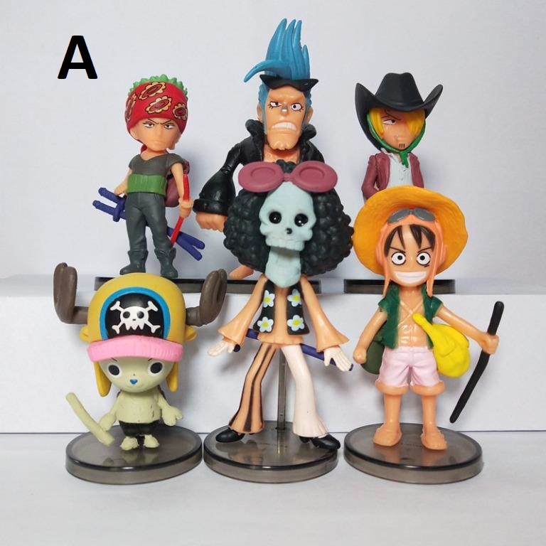 One Piece Cake Toppers Set / Figurines Set | Shopee Singapore