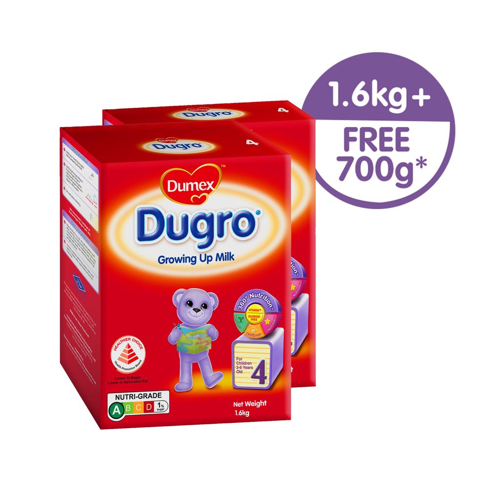 Dumex Dugro Growing Up Kid Milk Formula Stage 4 (1.6kg) + 700g | Shopee ...