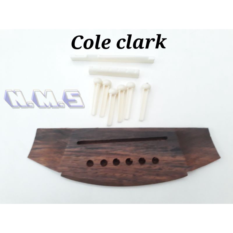 Guitar Bridge Knip Nut Saddle Acoustic Apx Taylor Cort Martin Cole ...