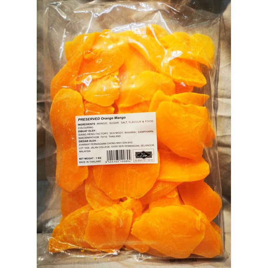 PRESERVED ORANGE MANGO 1KG(HALAL) | Shopee Singapore