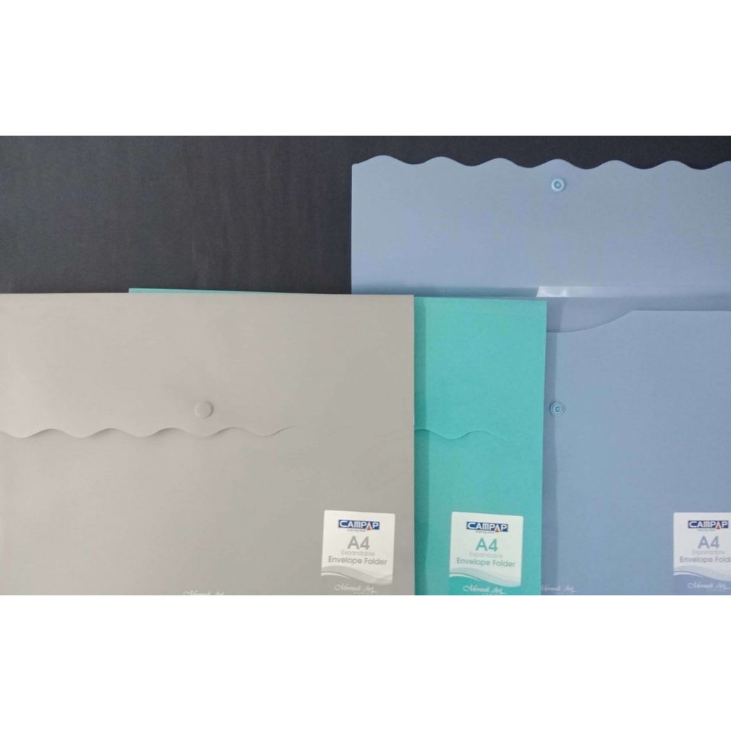 Campap A4 PP file Plastic Expandable Envelope Folder Part 2 - Vertical ...