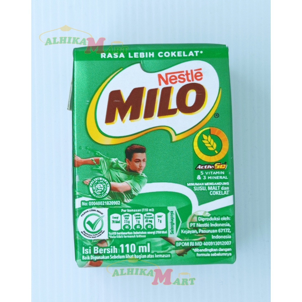 Milo Active Go MINI pack UHT Milk pack- Net 110ml | Shopee Singapore